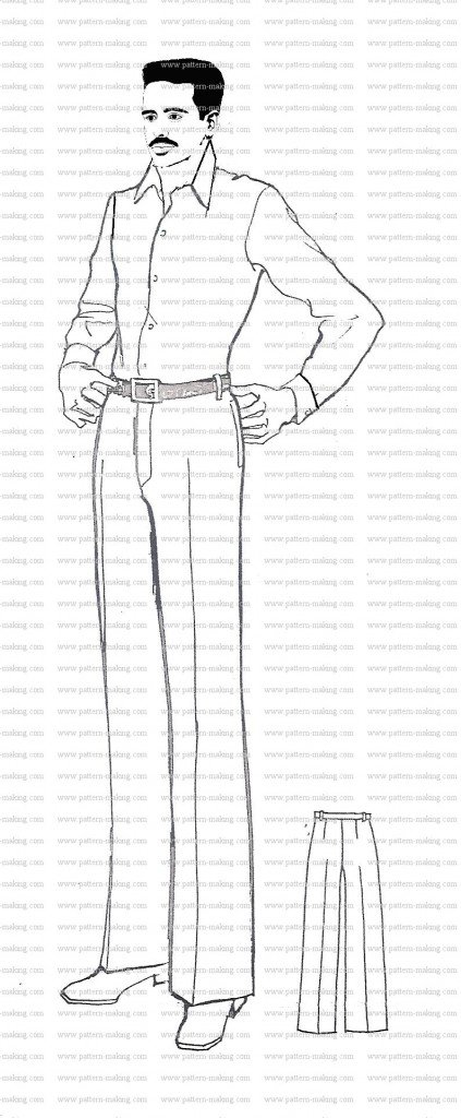 How to Draft the Basic Man Pants – Pattern-Making.com