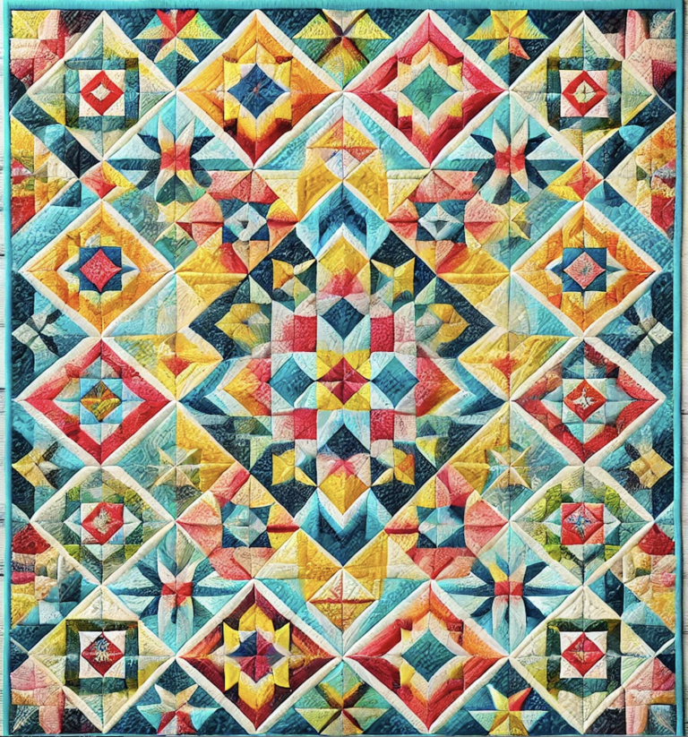 Radiant Diamonds Quilt Pattern – Pattern-Making.com